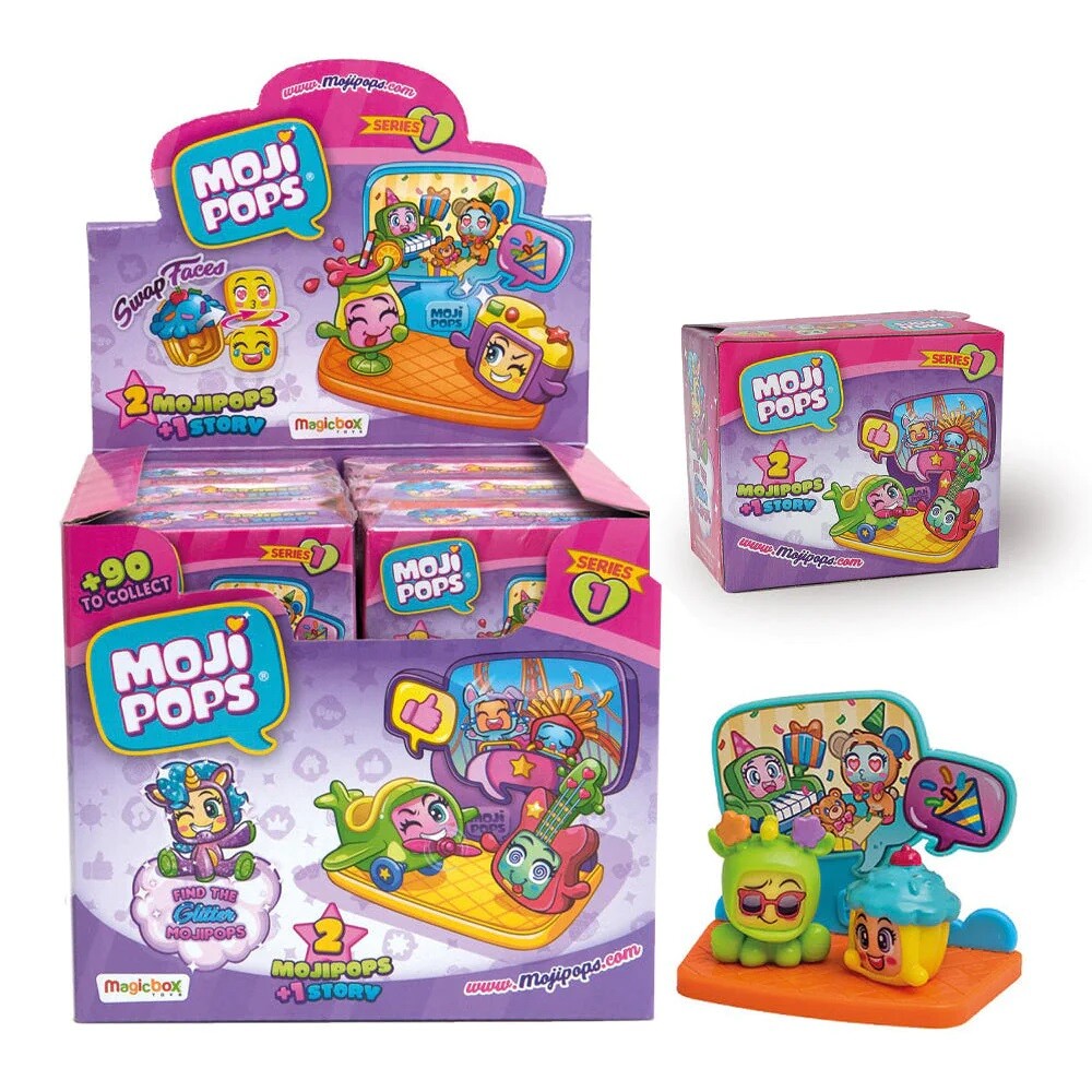 MOJIPOPS SERIES 1 ~ MOJI POP STORY PACKS ~ SWAP FACES ~ Select Your ...