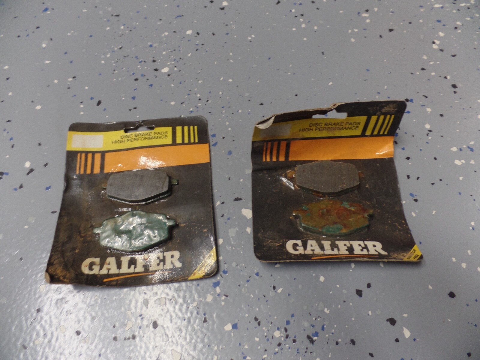 NEW Yamaha YFZ350 YFZ 350 Banshee 1987-1989 GALFER FRONT BRAKE PADS PAD ...