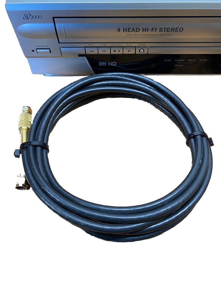 SV2000 WV20V6 DVD/VCR Recorder Player Combo w Remote | eBay