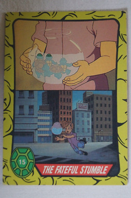 Teenage Mutant Ninja Turtles 1989 Topps TV Cartoon Scene Card Fateful ...