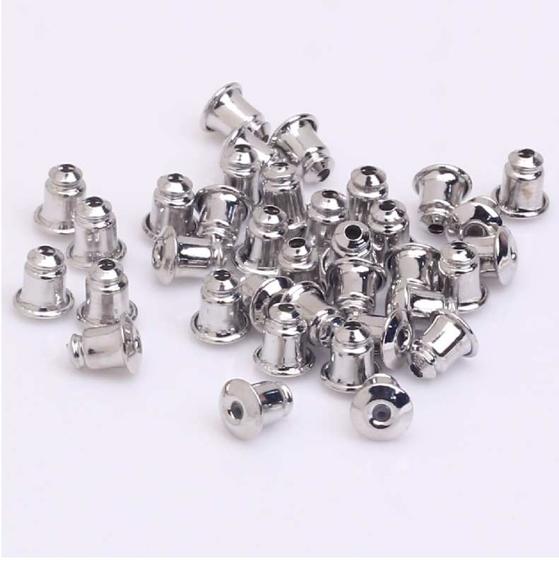5*6mm 20pcs Earring Backs Stopper Blocked Caps for DIY Ear Making ...