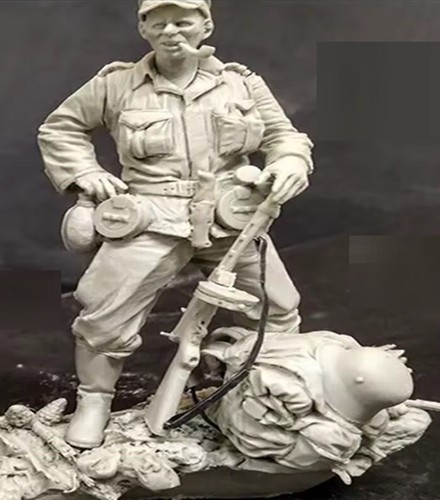 1/16 Resin Figure Model Kit Finland Finnish Soldier Officer Army WW2 ...