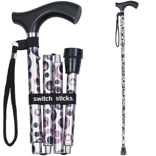 Switch Sticks Walking Cane for Men or Women, Foldable & Adjustable from ...