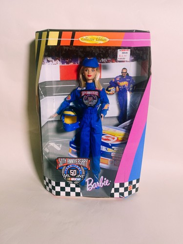 NASCAR Barbie 1998 50th Anniversary Collector Edition Doll Mattel ...