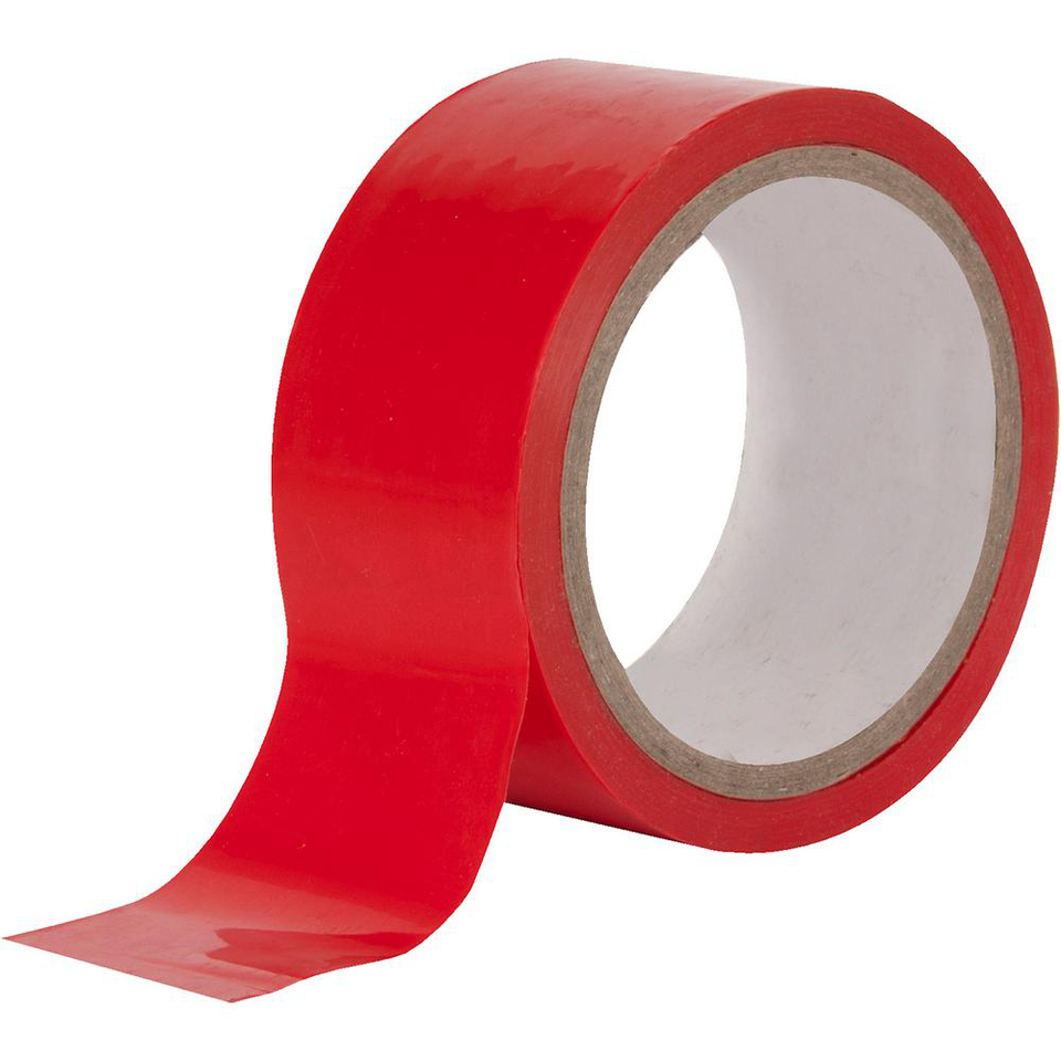 1-7/8 in. x 100 ft. x 0.005 in. Red Seam Guard Underlayment Tape Roll ...