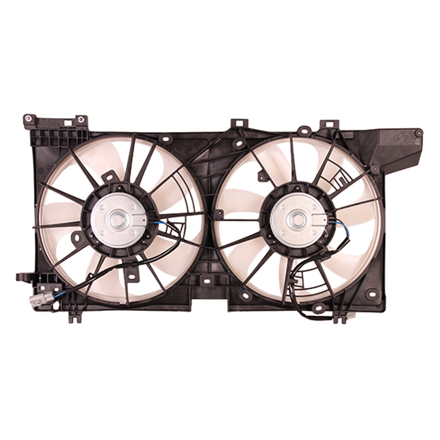 Fits 15-16 Subaru Outback Radiator & Condenser Fan Assembly w/Two Fans ...