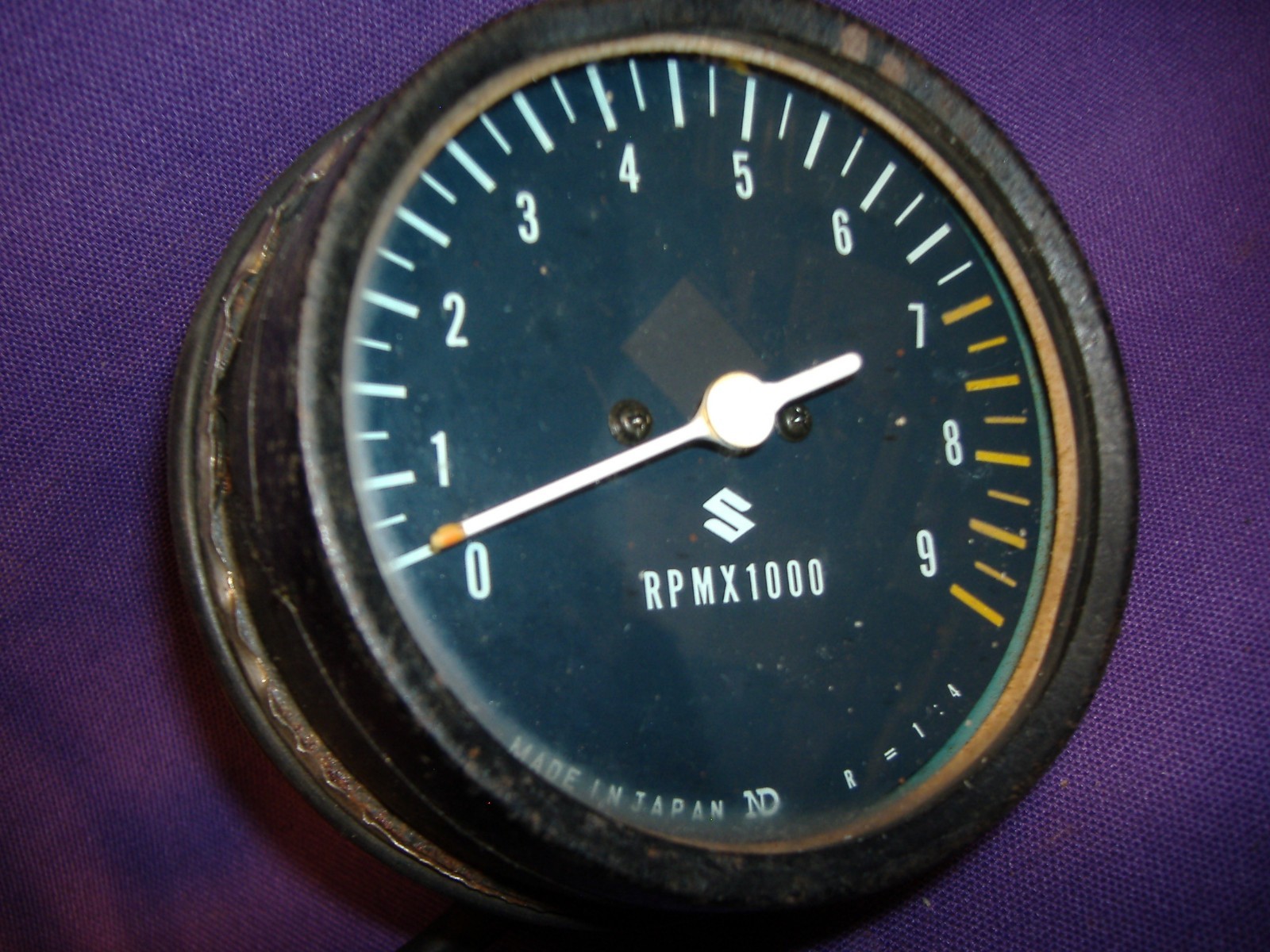 Suzuki GT750 tachometer tach 34201-31623 GT 750 dents water buffalo ...