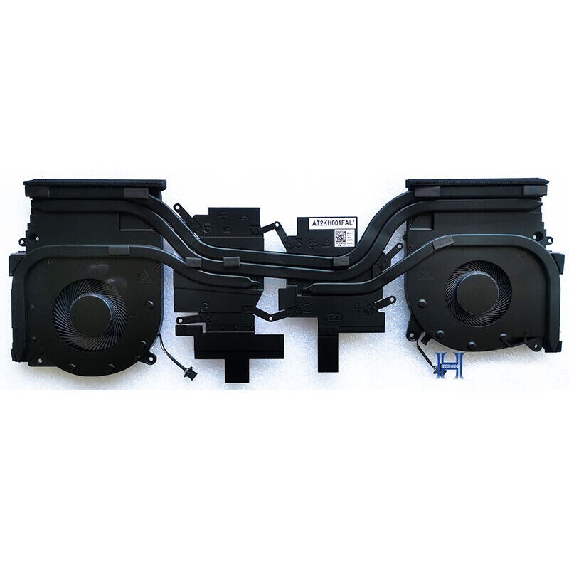 OEM Alienware M15 R2 N18E COOLING FAN HEATSINK AMA01 AT2KH001FAL X9FRW ...