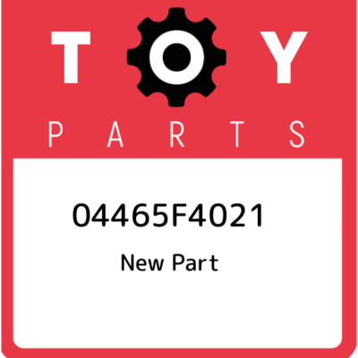 04465-F4021 Toyota Pad kit disc brake 04465F4021, New Genuine OEM Part ...