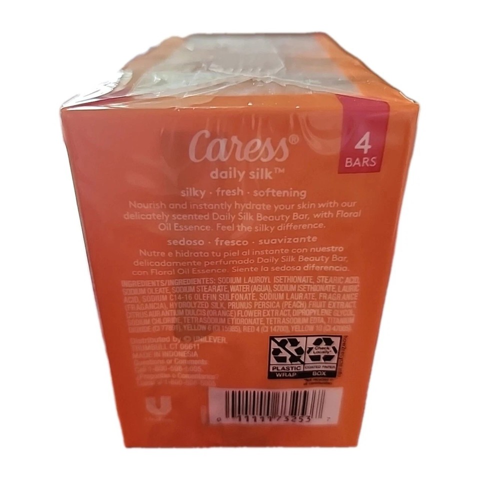 4 Pack Caress Daily Silk Beauty Bar Soap Discontinued Original Scent | eBay