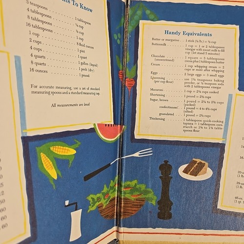 The General Foods Kitchen Cookbook 1959 First Edition MCM Illustrations ...