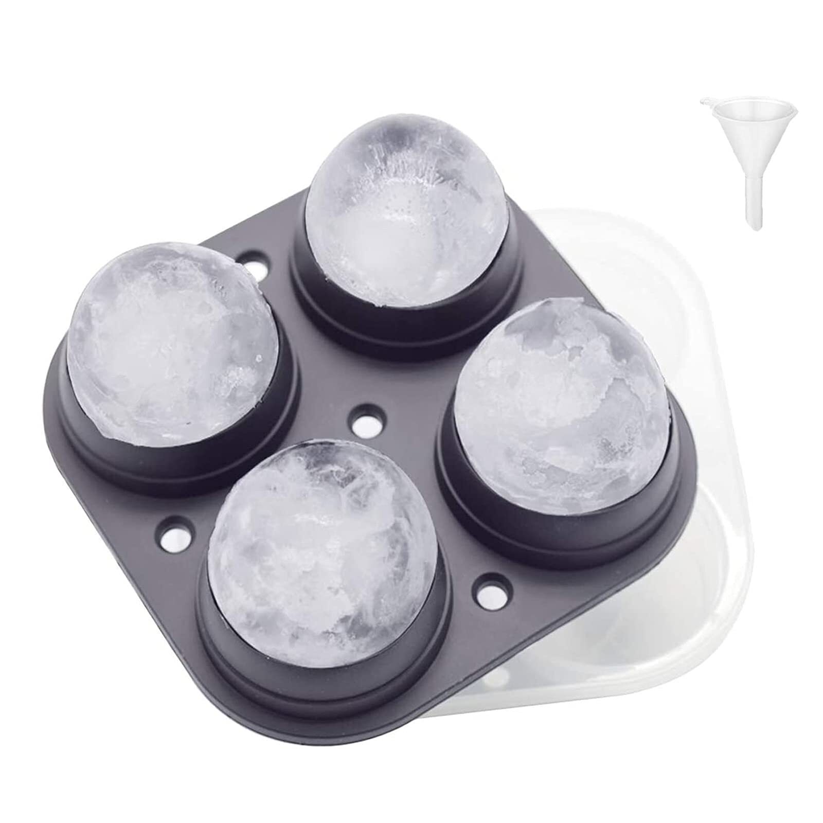 Large Sphere Ice Tray Mold for Drinks Big Ice Maker 2″ Ball Cocktail ...