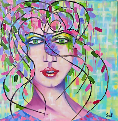 Fantasy Face 3d Abstract