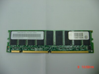 128MB DIMM Dell P/N 13JPJ / 5X639 PE16722U4SN3-DL01 Memory Card | eBay