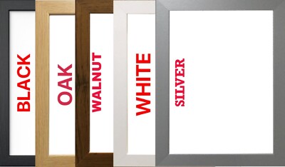 A1 A2 A3 A4 A5 A6 Picture Frame Photo Frame Poster Frame Black Walnut ...