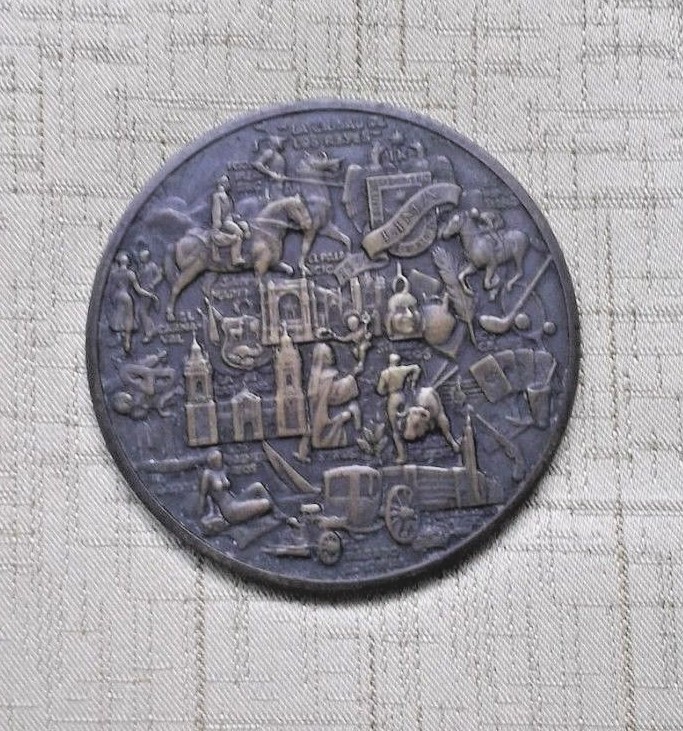 1971 Cast Bronze Medal PAPERWEIGHT | eBay