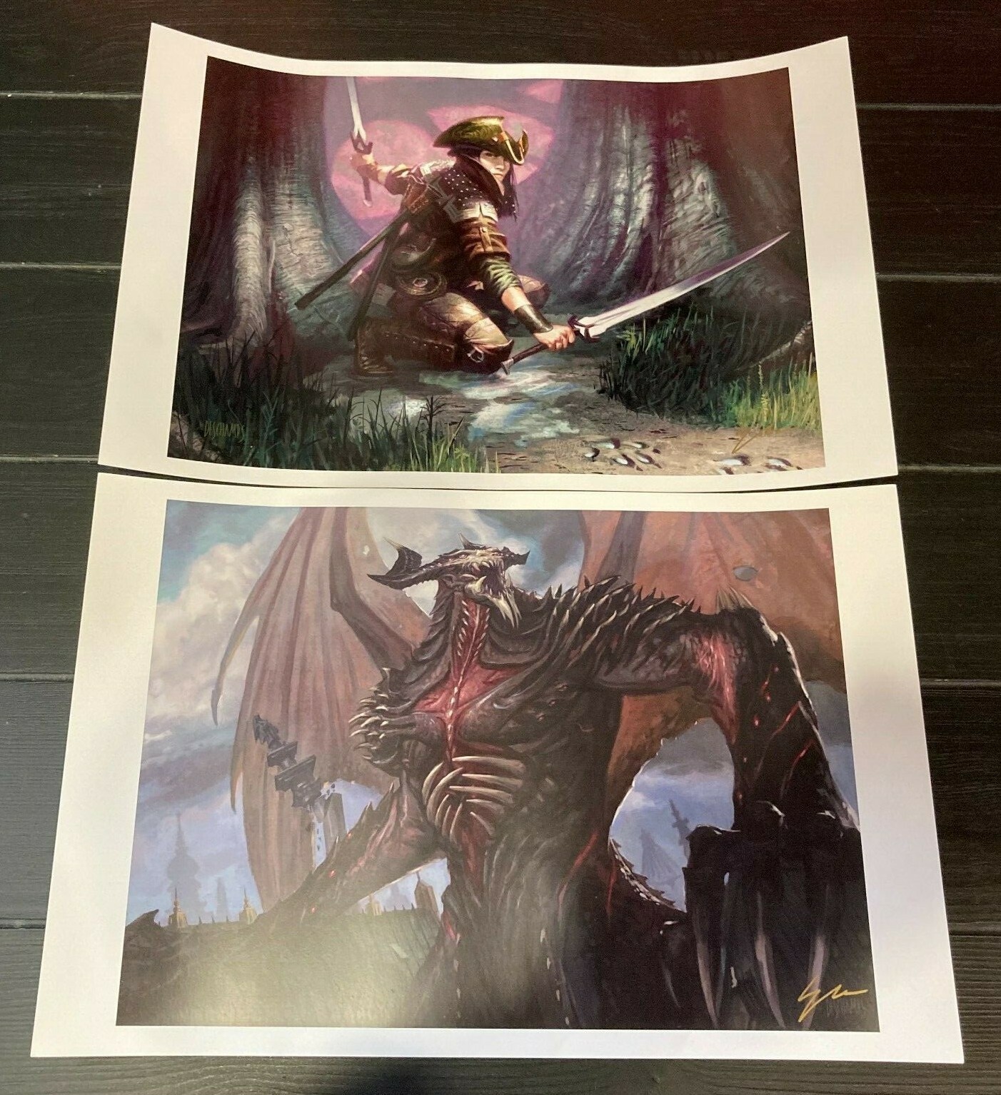 Eric Deschamps MTG Art Prints A3 - Tireless Tracker, Withengar Unbound ...