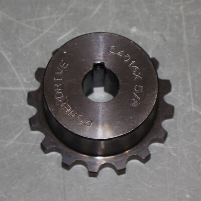 Power Drive Chain Coupling Sprocket C4016X5/8, 5/8" Keyed Bore, 40 ...