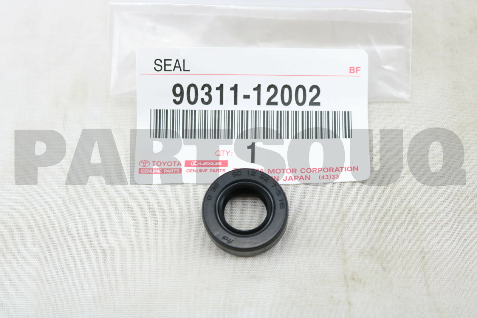 9031112002 Genuine Toyota OIL SEAL, TRANSAXLE PARKING BRAKE, TYPE T ...