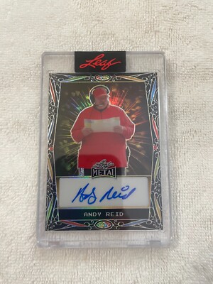 2023 Andy Reid Leaf Metal eBay Exclusive - Chiefs - AUTO AUTOGRAPH 1/1 ...