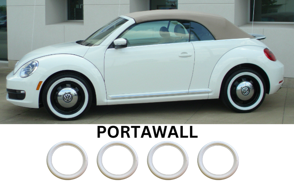 4x Portawalls White Wall Tire Insert 13" Rims Sidewall Set | eBay
