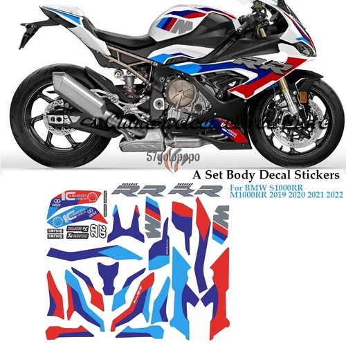 A Set Body Decal Stickers Motorcycle For BMW S1000RR M1000RR 2019 2020 ...