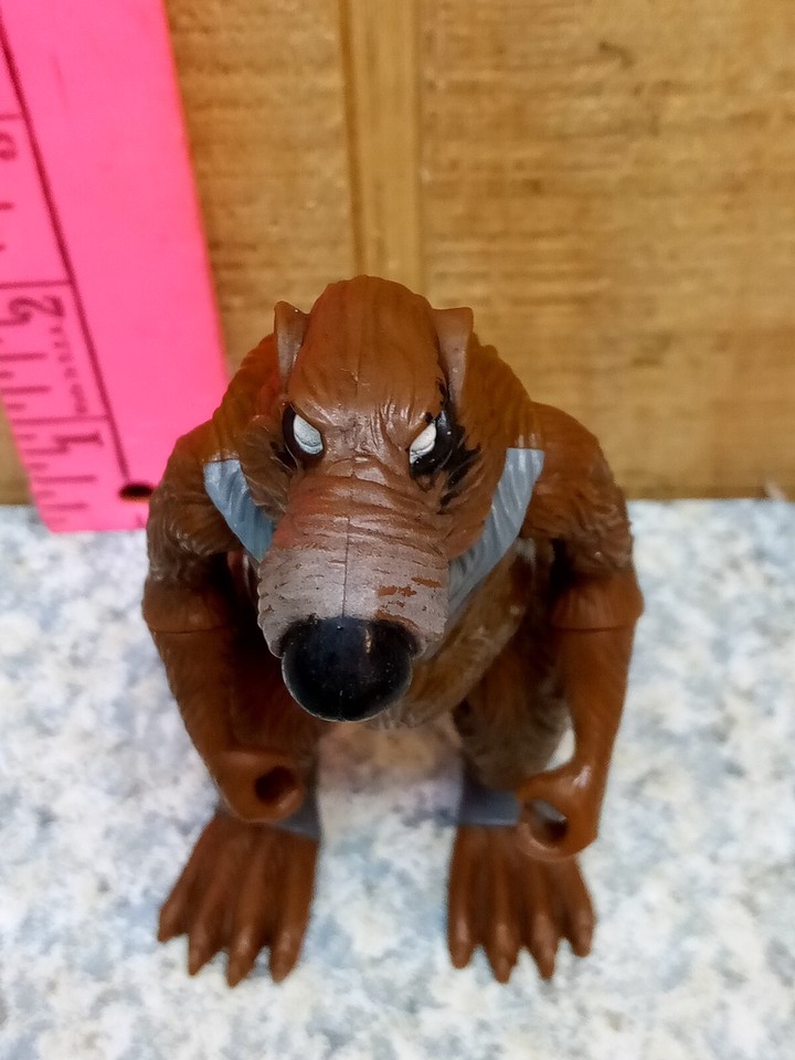 Vintage 1988 TMNT Master Splinter Ninja Turtles Action Figure PLAYMATES ...