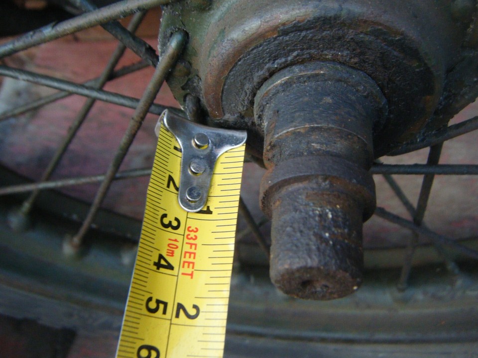 MILITARY? MOTORCYCLE SIDECAR WHEEL 19" WD? BSA WDM20 NORTON 16H ...