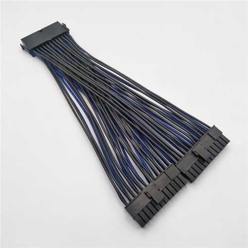 24Pin ATX 1 to 2 Power Supply Extension Cable 24P PSU Power Port ...