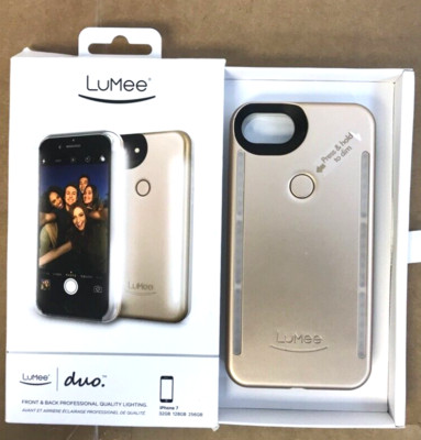 LuMee Duo Case Gold Apple iPhone 7 HKS32ZM/A ️ ️ New! Open Box! ️ ️ | eBay