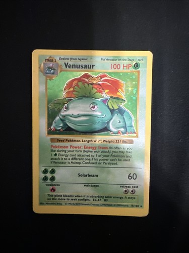 Shadowless Bulbasaur Evolution | eBay
