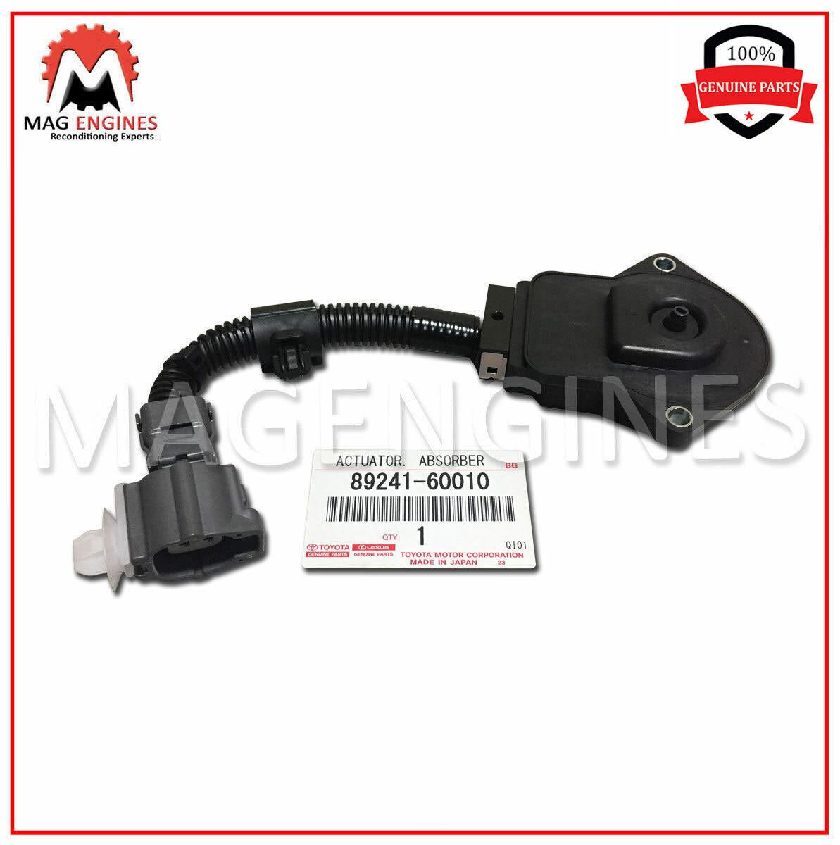 89241-60010 GENUINE OEM SHOCK ABSORBER ACTUATOR FOR LAND CRUISER PRADO ...