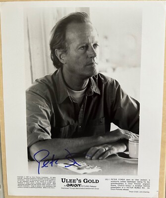 Peter Fonda 8x10 Photo Autograph * Ullee’s Gold Easy Rider Mary Fals ...