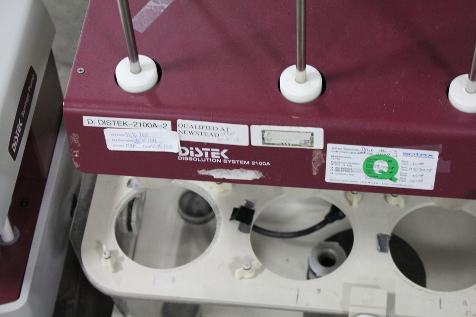 Distek 2100A Dissolution System W/ Syringe Pump& TCS 0200 Temperature Controller | eBay