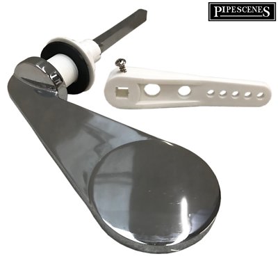 Chrome Spatula Paddle Cistern Lever Easy To Use Disabled Handle 1/2 ...