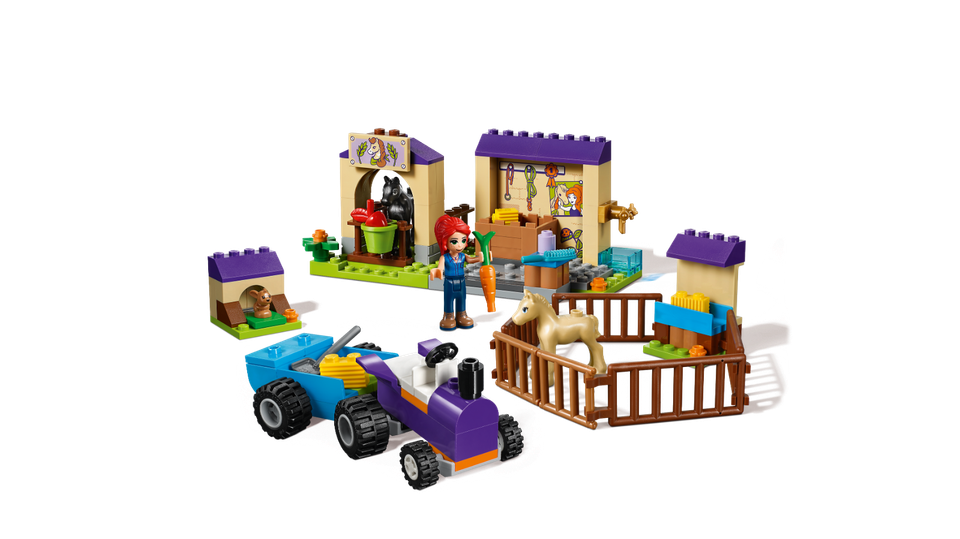 GENUINE LEGO FRIENDS Mia's Foal Stable Building Kit, #41361, BRAND NEW ...