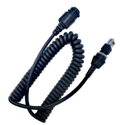 Replacement Curly Cable for HMN4079 (APX) RMN5127 (DM4) RMN5065 (DM3 ...
