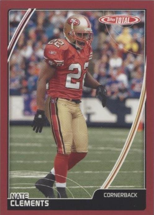 2007 Topps Total - Nate Clements #164 Red for sale online | eBay