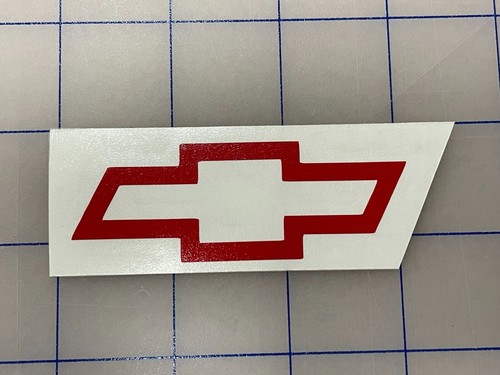Chevy Bowtie Decal Die Cut Chevrolet Bow Tie Sticker 1", 2", 3", 4", 5 ...