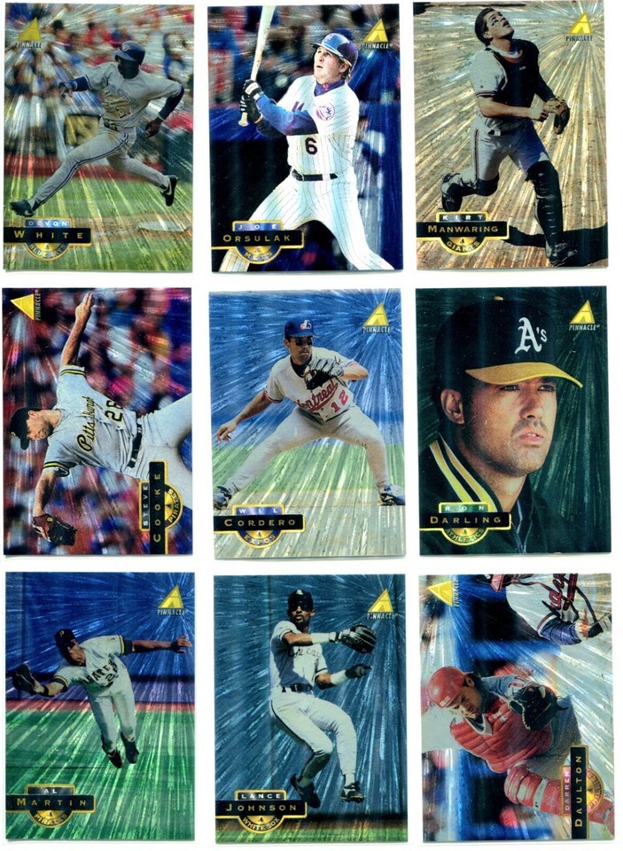 MUSEUM COLLECTION 1994 Pinnacle Baseball Insert LOT ALOMAR RIPKEN JR ...
