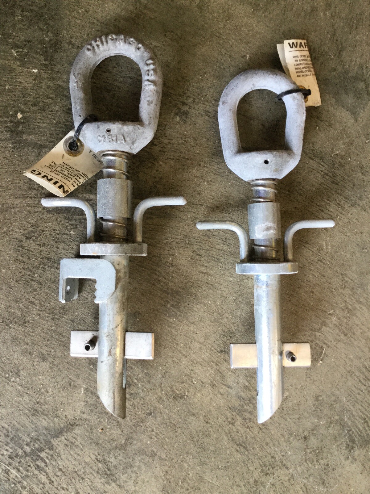 2 Steel Girder Anchors - Spring Action - Chicago | eBay