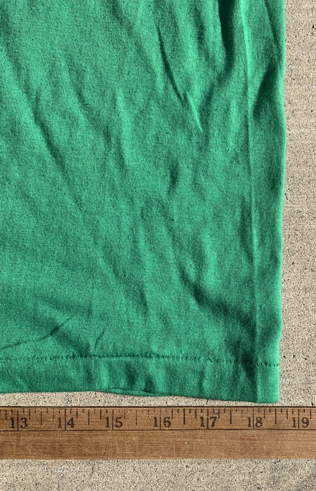 Vintage Wrights T Shirt Short Sleeve V Neck Ringer Tee Made In USA Size ...