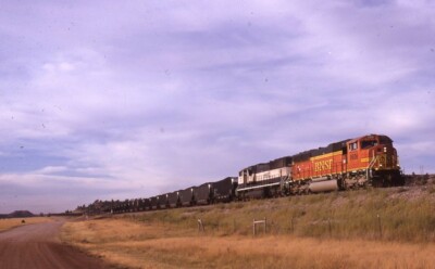 BNSF Railroad Train Locomotive 9936 DONKEY CREEK WY Original 2000 Photo ...