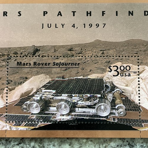 Mars Pathfinder Rover Last Day Cover June 20, 1998 USPS $3.00 Stamp A5 ...