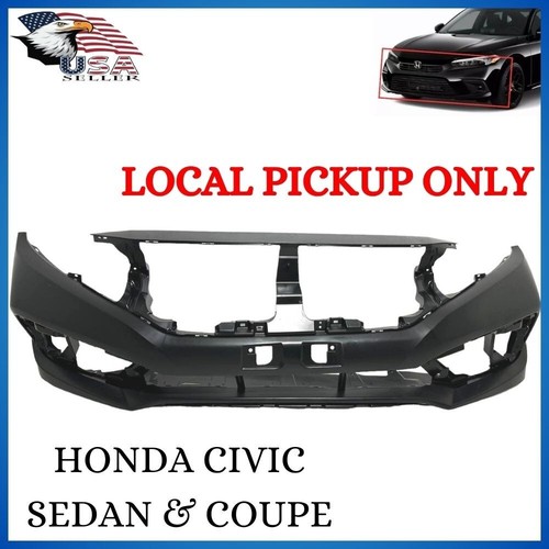 For 2019-2021 Honda Civic Coupe & Sedan Front Bumper Cover Local Pickup ...