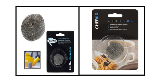 Kettle Descaler Clean Metal Mesh Chef-Aid Stainless Steel Furring ...