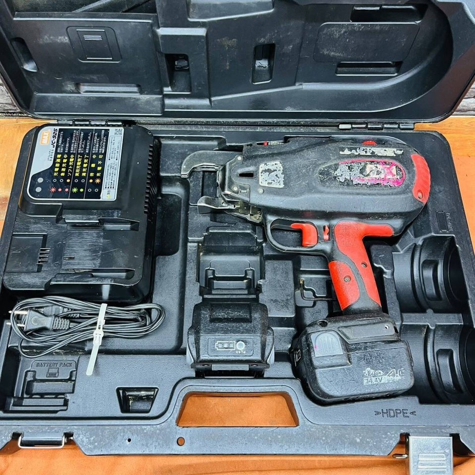 MAX Rebar Tire Wire RB-399A-B2C 40A Tie Cordless Machine Batteries ...