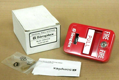 NEW SIMPLEX 2099-9138 | 630-665 MANUAL PULL STATION FIRE ALARM 20999138 | 630665 | eBay