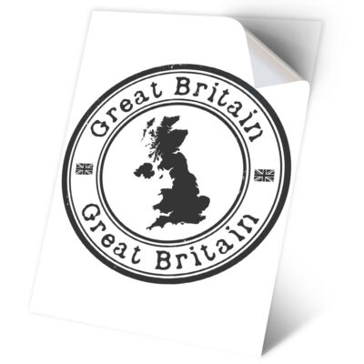1 x Vinyl Sticker A2 - BW - Great Britain UK Map Vinyl #39811 | eBay UK
