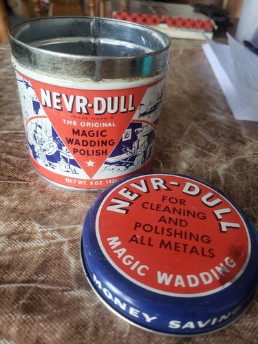 1941 Vintage Nevr-Dull The Original Magic Never Dull Wadding Polish 5 ...